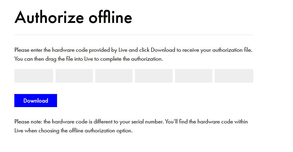 Hardware code Ableton - где взять?